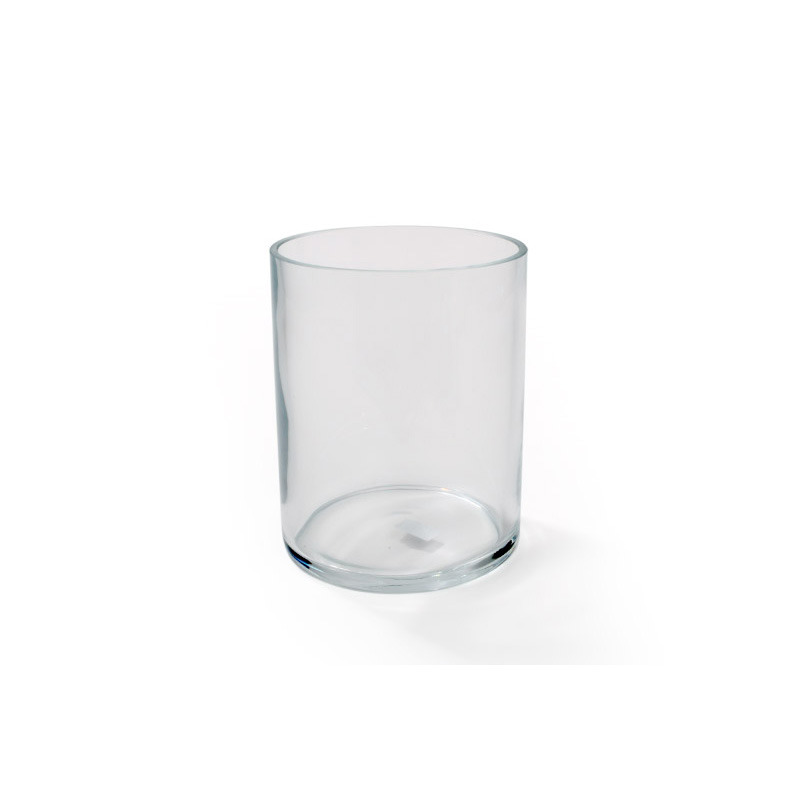 vastagfalú üveg henger 16x20 cm